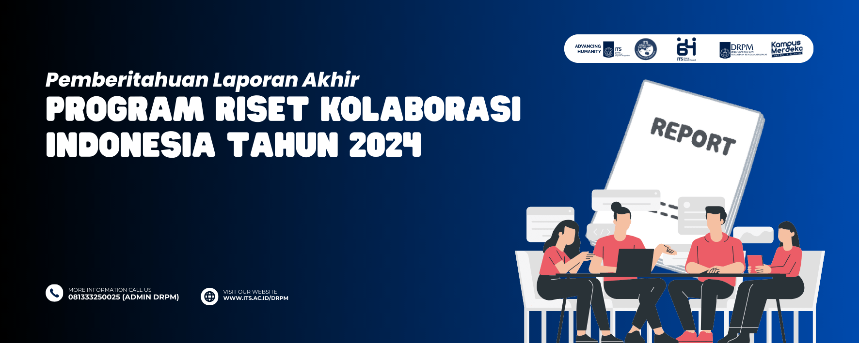 Pemberitahuan Unggah Laporan Akhir RKI Tahun 2024 - Direktorat Riset dan Pengabdian kepada ...