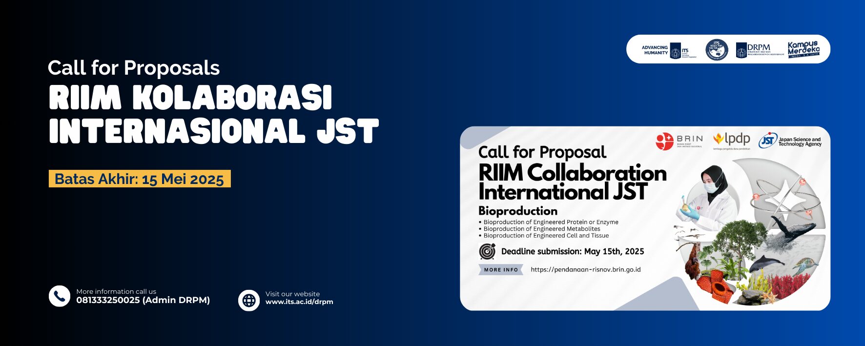 Jepang-Indonesia Joint Call for Proposals 2025 - Direktorat Riset dan Pengabdian kepada ...