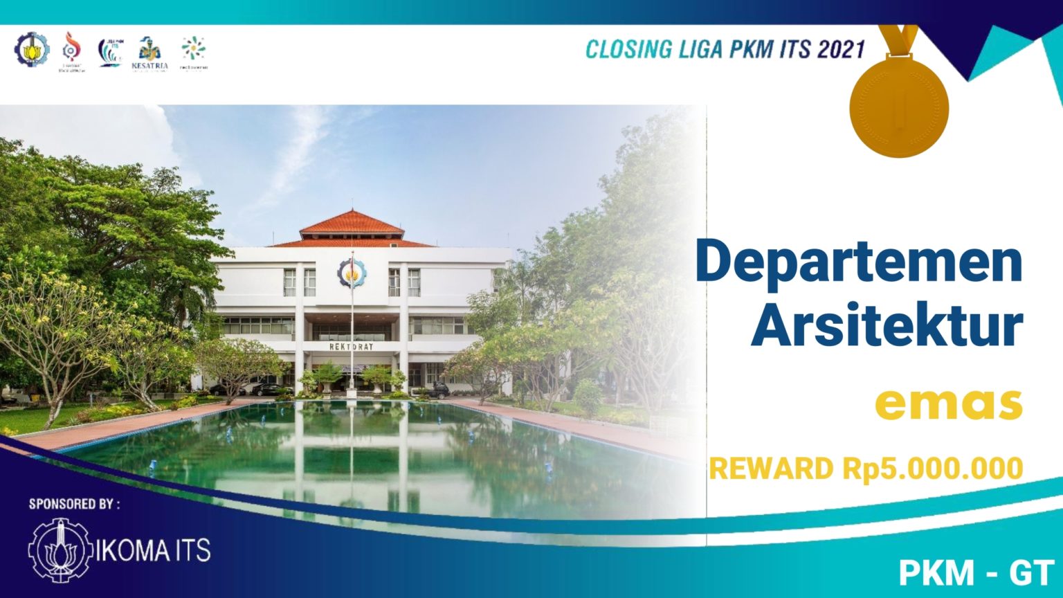 Departemen Arsitektur mendapatkan emas di Liga PKM ITS - Departemen ...