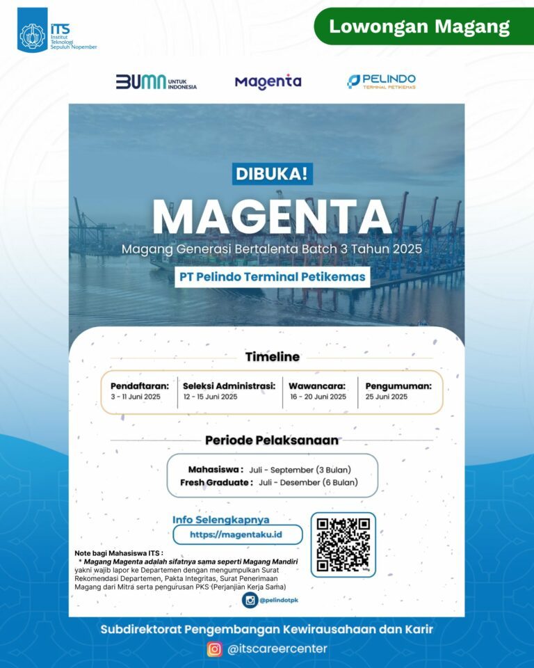 Program Magang Magenta Juni 2025 - ITS Career Center