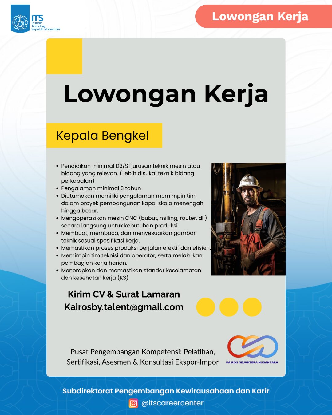 CV. Kairos Sejahtera Nusantara Juli 2025 - ITS Career Center