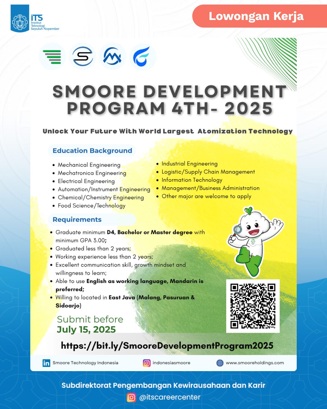 SMOORE Indonesia Juli 2025 - ITS Career Center