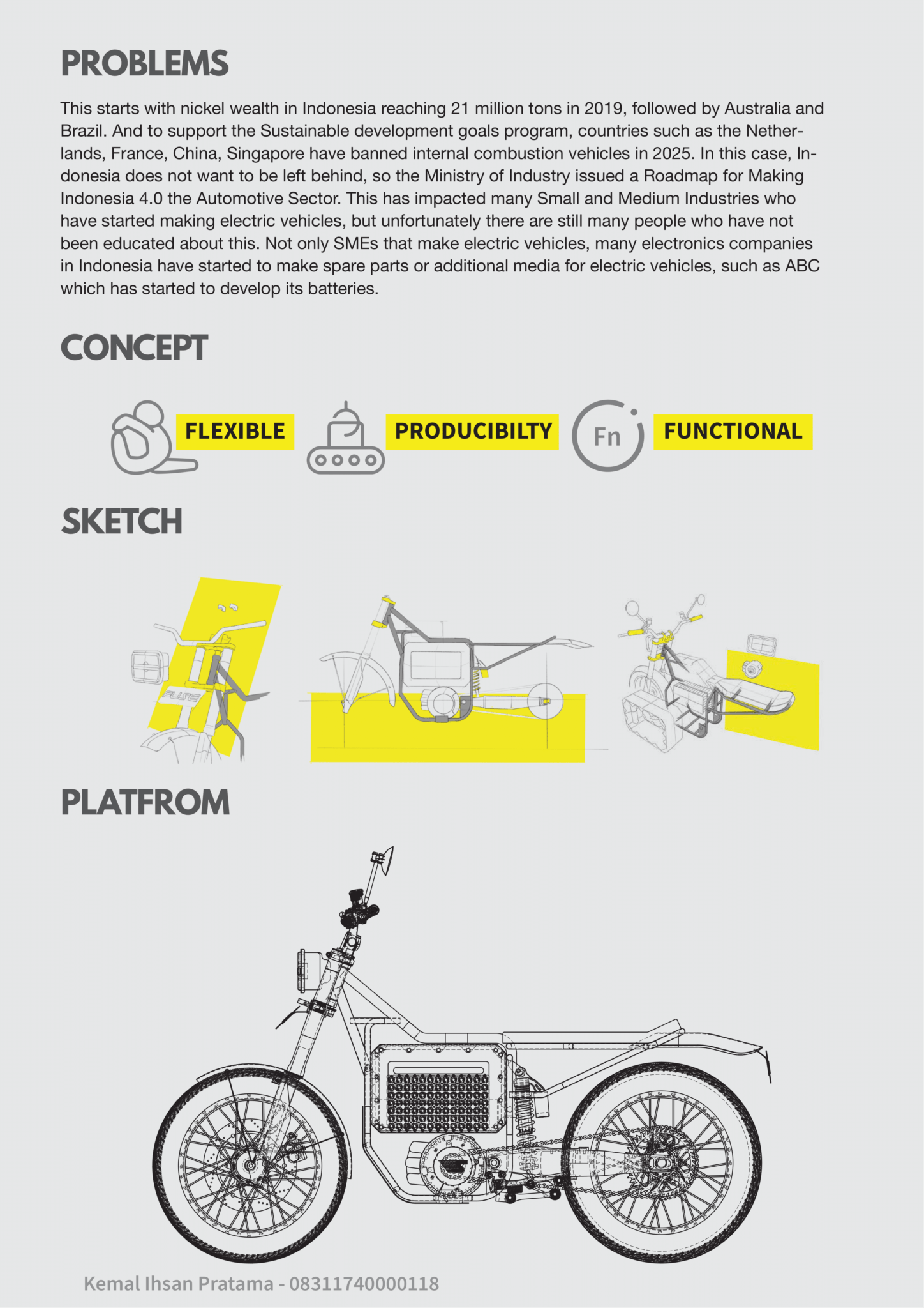 Electric Motorcycle Platform Design Using Open Source Design Method ...