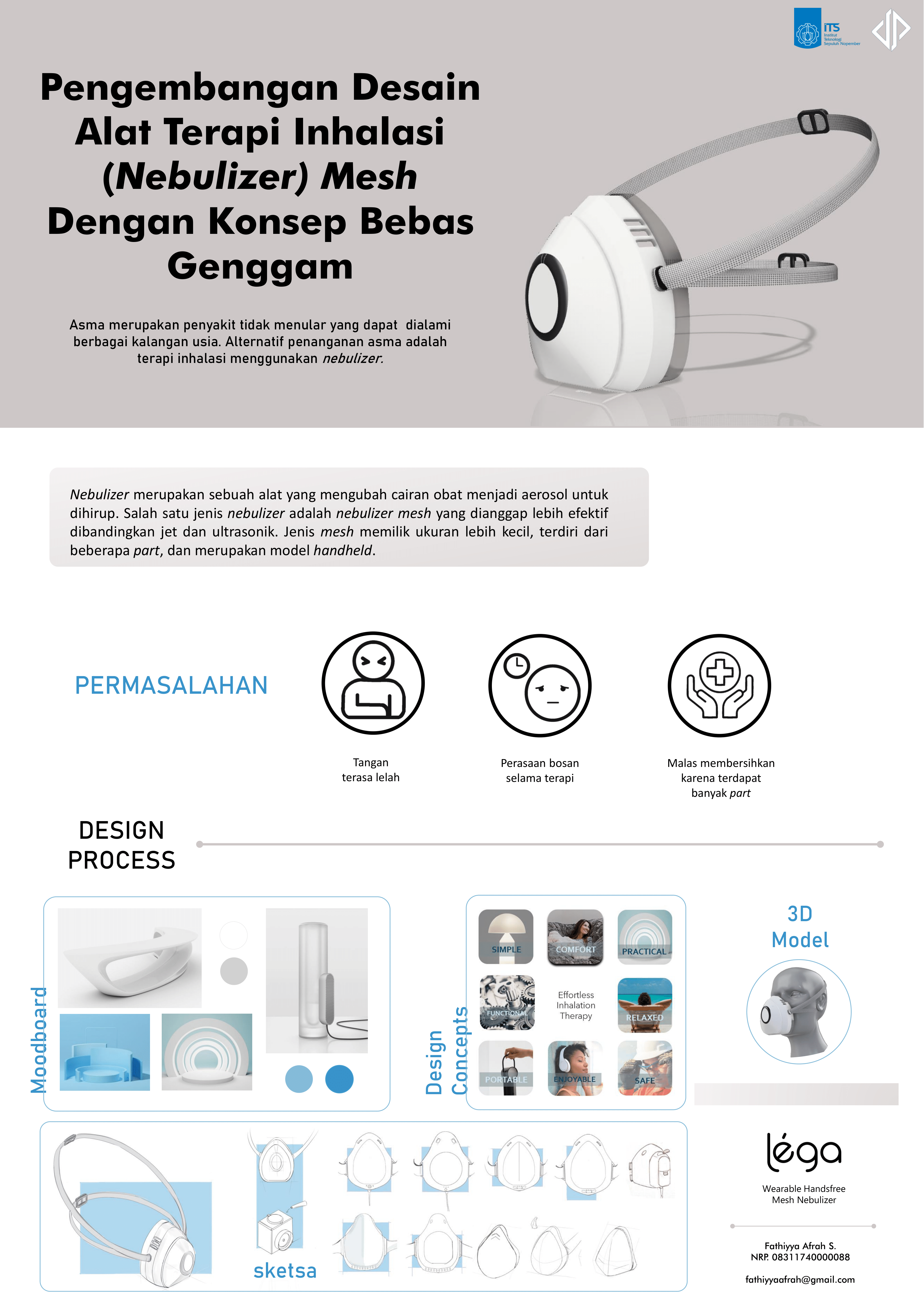 Pengembangan Desain Alat Terapi Inhalasi (Nebulizer) Mesh Dengan Konsep ...