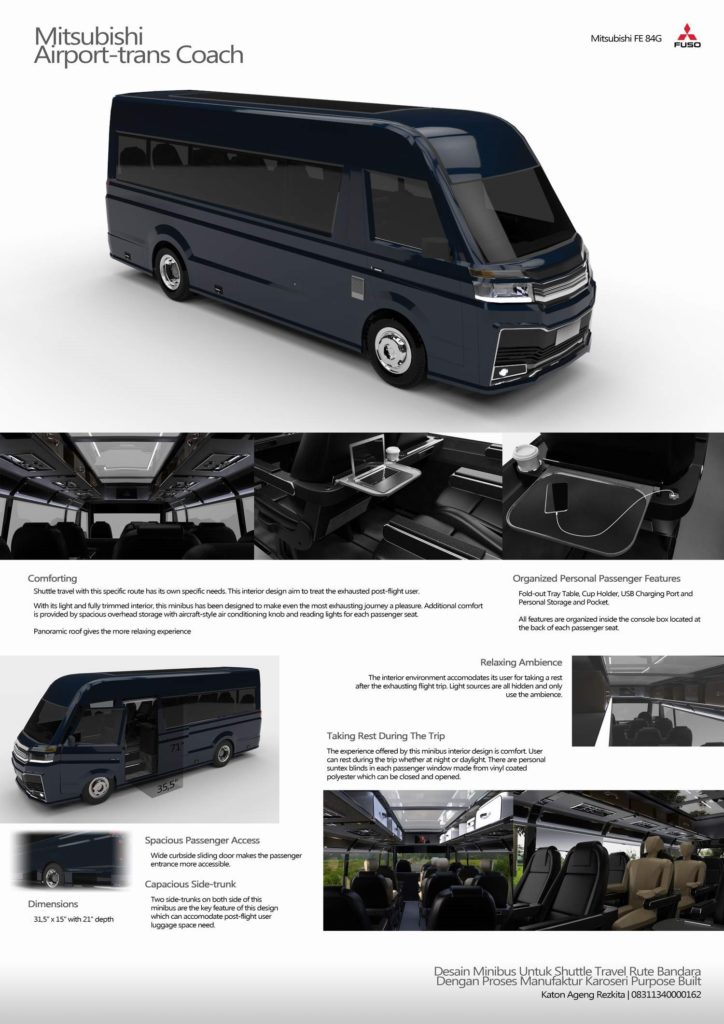 Minibus design for airport Route Travel shuttle with purpose built body ...