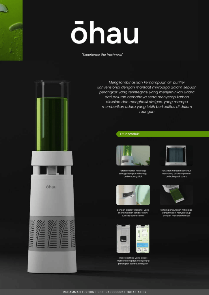 MICROALGAE-BASED NATURAL AIR PURIFIER DESIGN VERSATILE CONCEPT ...