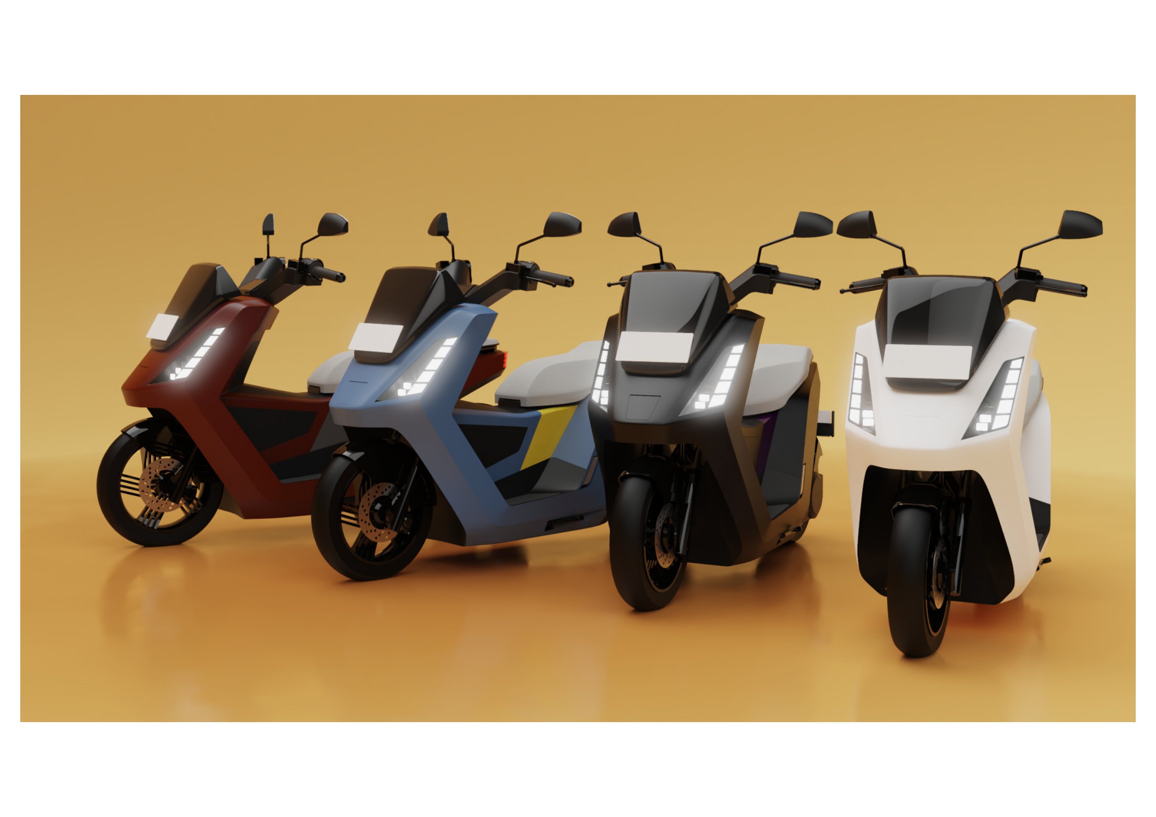 LUXURY ELECTRIC SCOOTER DESIGN FOR URBAN AREA - Departemen Desain ...