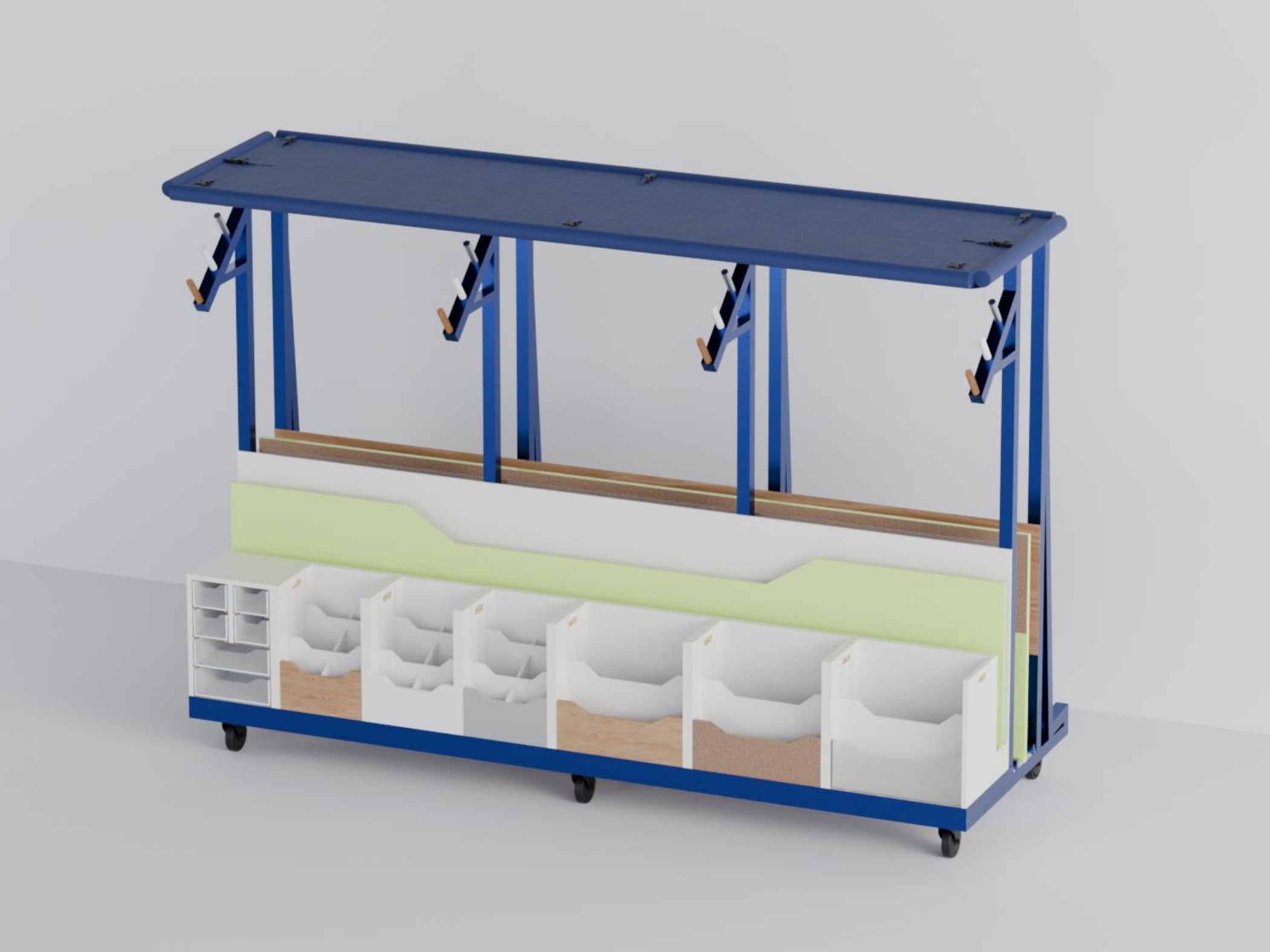 MODULAR FURNITURE DESIGN FOR NEW AND LEFTOVER MATERIAL STORAGE IN ITS ...