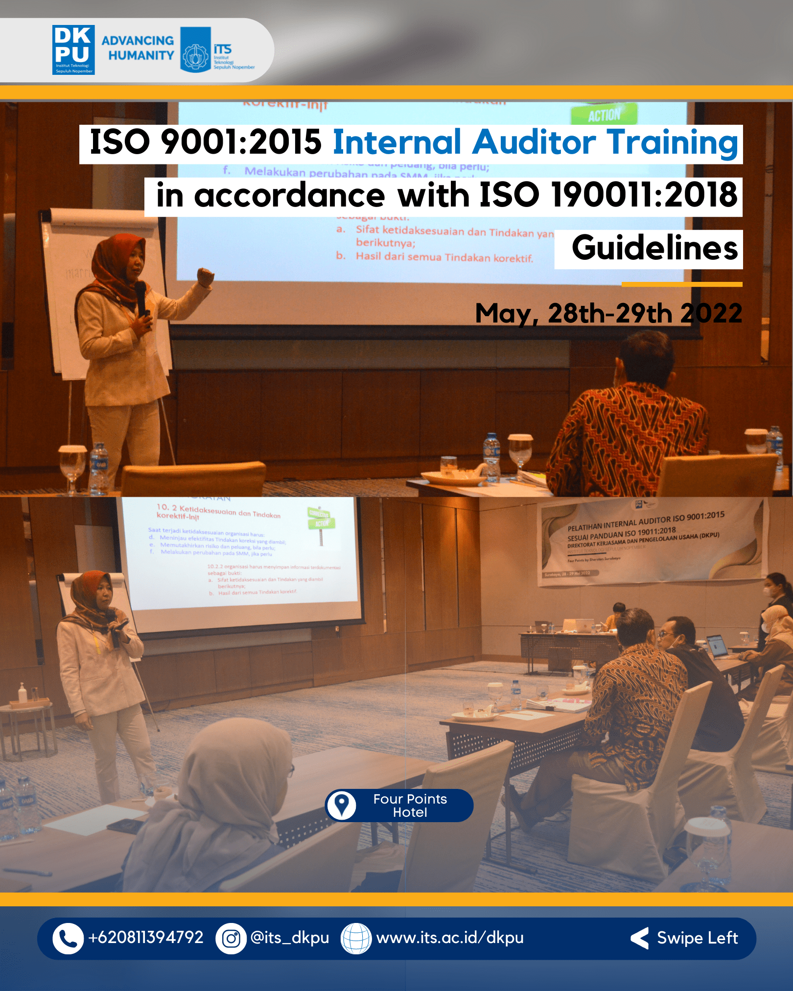 ISO 9001:2015 Internal Auditor Training in accordance with ISO 190011: ...