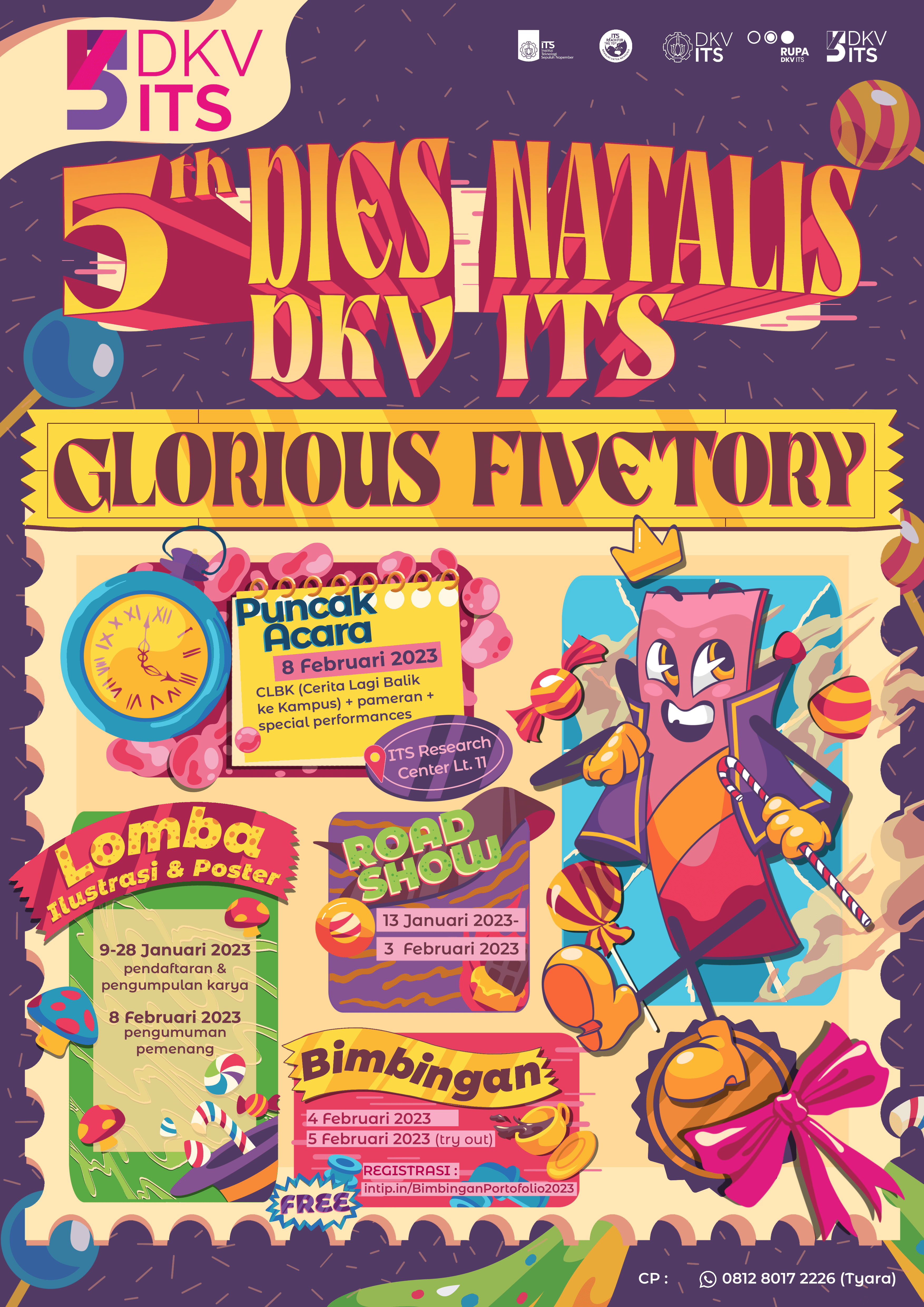 [ DIES NATALIS ITS DKV 2023: GLORIOUS FIVETORY 🪄] - Desain Komunikasi ...