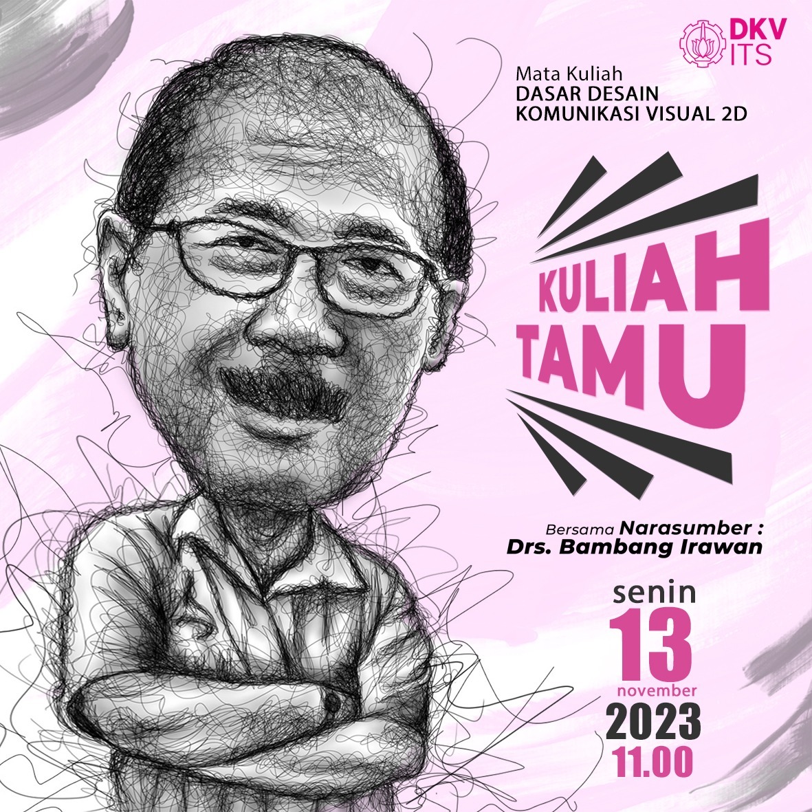 Kuliah Tamu Dasar Desain Komunikasi Visual 2D Bersama Drs. Bambang ...