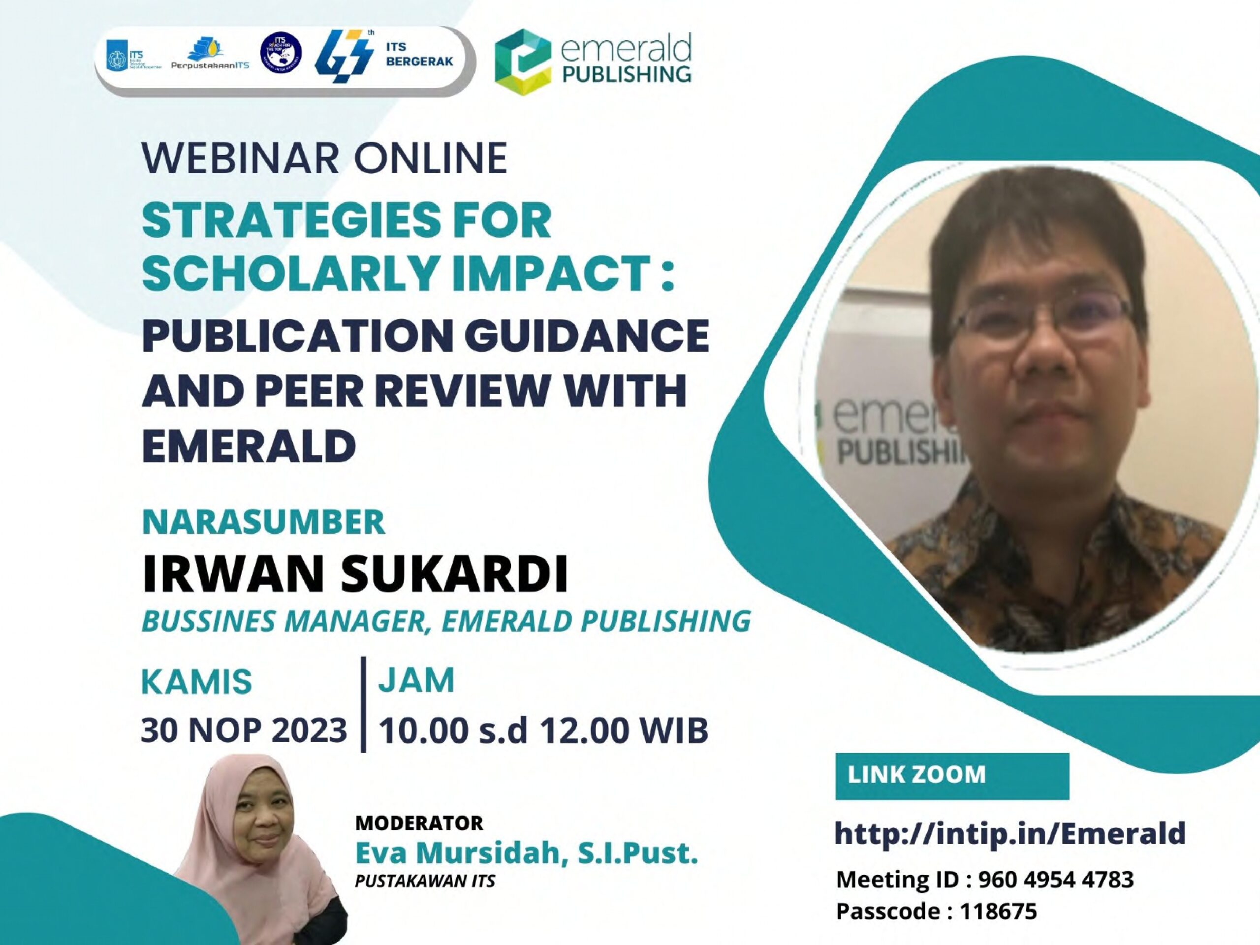 Webinar Online "STRATEGIES FOR SCHOLARLY IMPACT : PUBLICATION GUIDANCE AND PEER REVIEW WITH ...