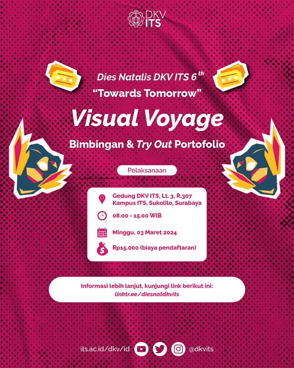 ꒰VISUAL VOYAGE : BIMBINGAN & TO PORTOFOLIO꒱ - Desain Komunikasi Visual