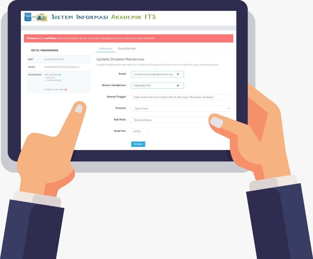 How to Register myITS Wali - DPTSI
