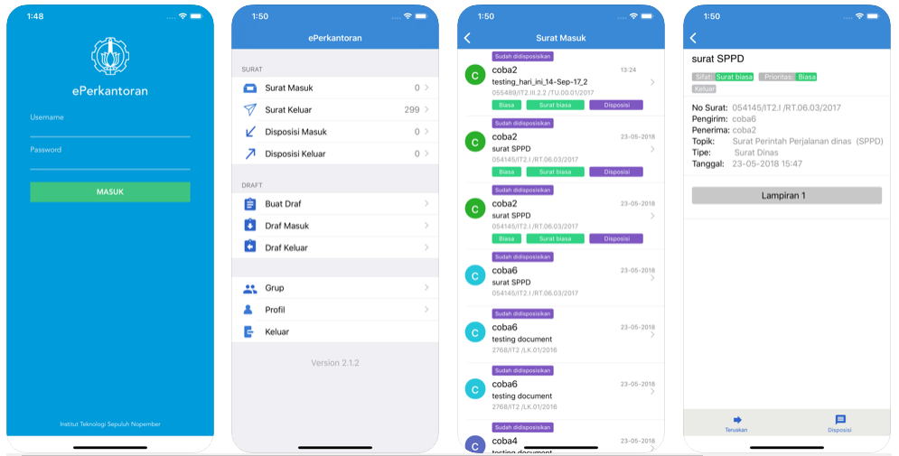 myITS Office Mobile Version - DPTSI