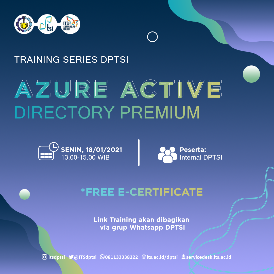 DPTSI Training Series : Azure Active Directory Premium - DPTSI