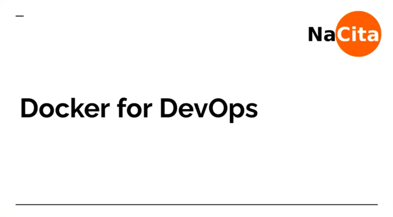 Pelatihan Docker for DevOps ITS 2021 - DPTSI