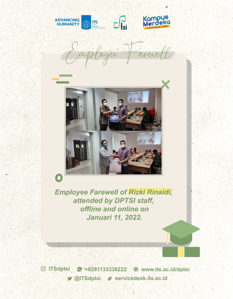 DPTSI Employee Farewell - Rizki Rinaldi - DPTSI