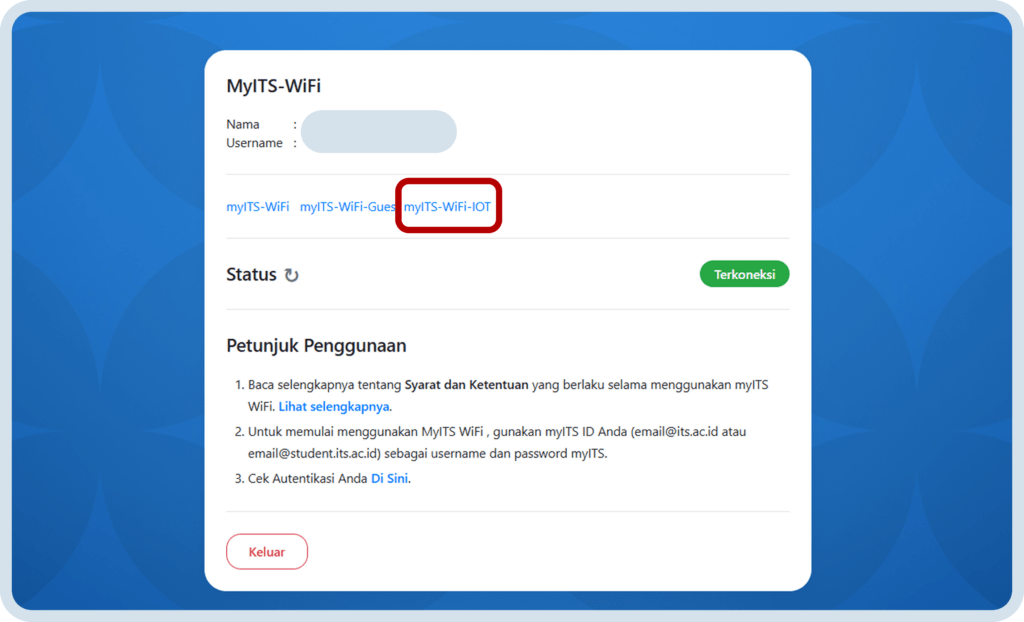 myITS-WiFi-IOT - DPTSI