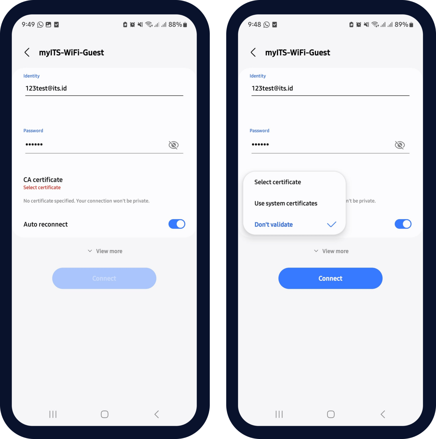 Panduan Akses Internet untuk Tamu - DPTSI