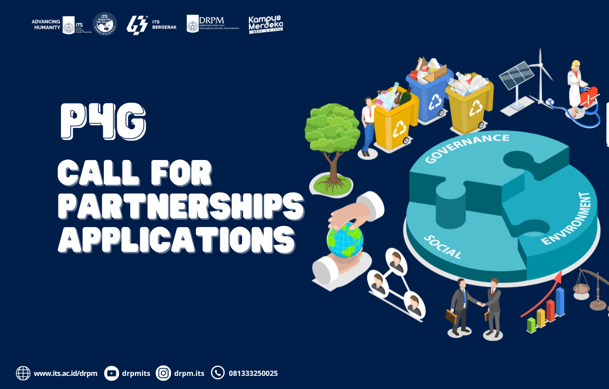 P4G Call for Partnerships Applications - Direktorat Riset dan Pengabdian kepada Masyarakat ITS