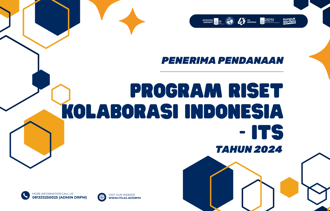 Penerima Pendanaan Program Riset Kolaborasi Indonesia - ITS Tahun 2024 - Direktorat Riset dan ...
