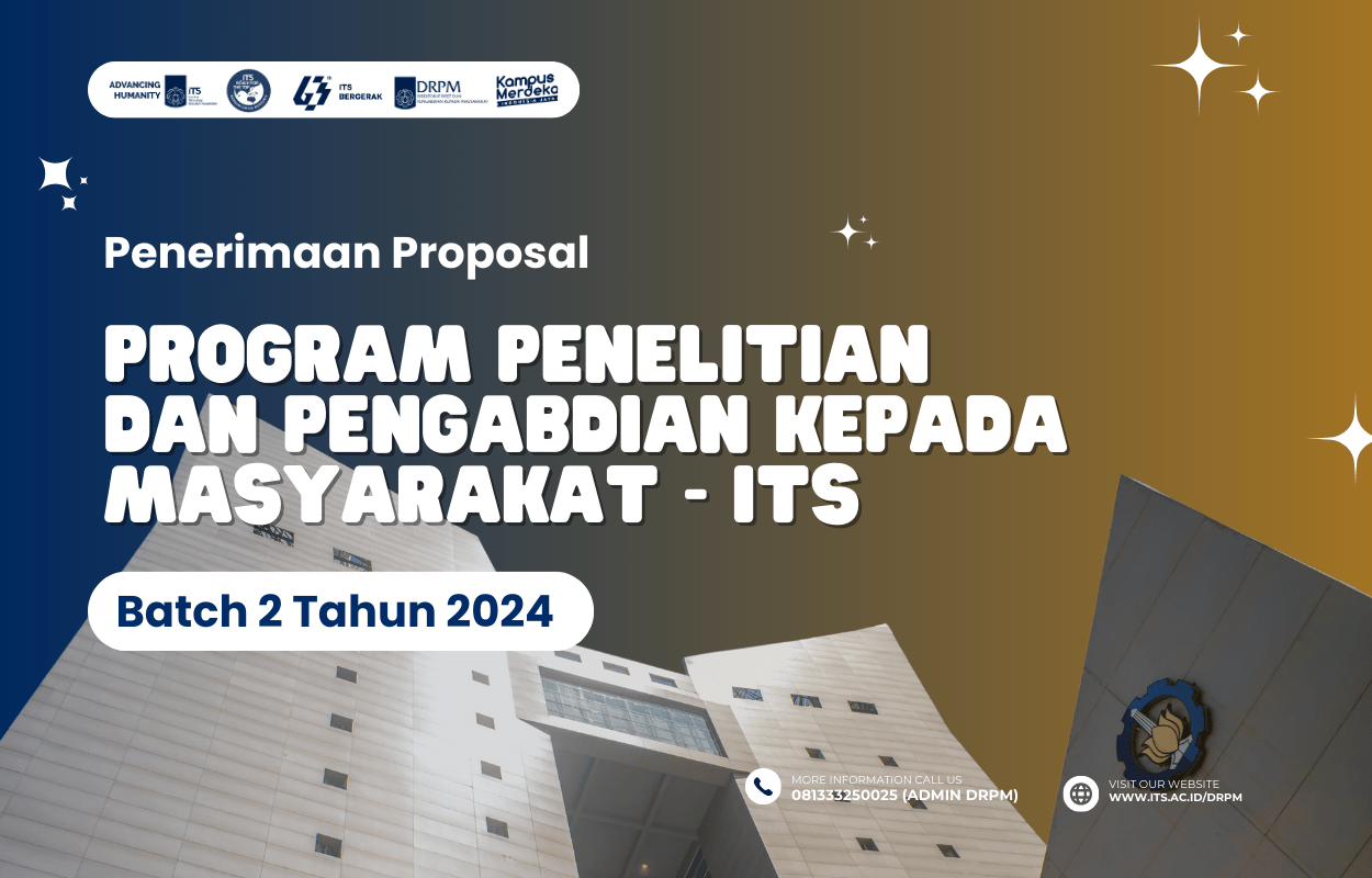 Penerimaan Proposal Program Penelitian dan Pengabdian kepada Masyarakat - ITS Batch 2 Tahun 2024 ...