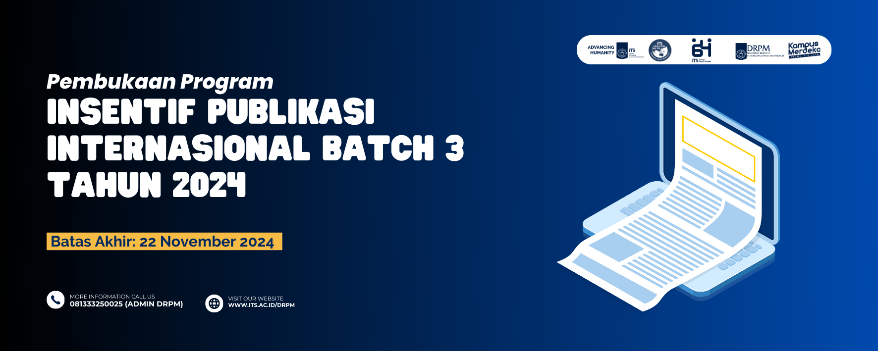 Pengumuman Terbaru Archives - Laman 3 dari 95 - Direktorat Riset dan Pengabdian kepada ...