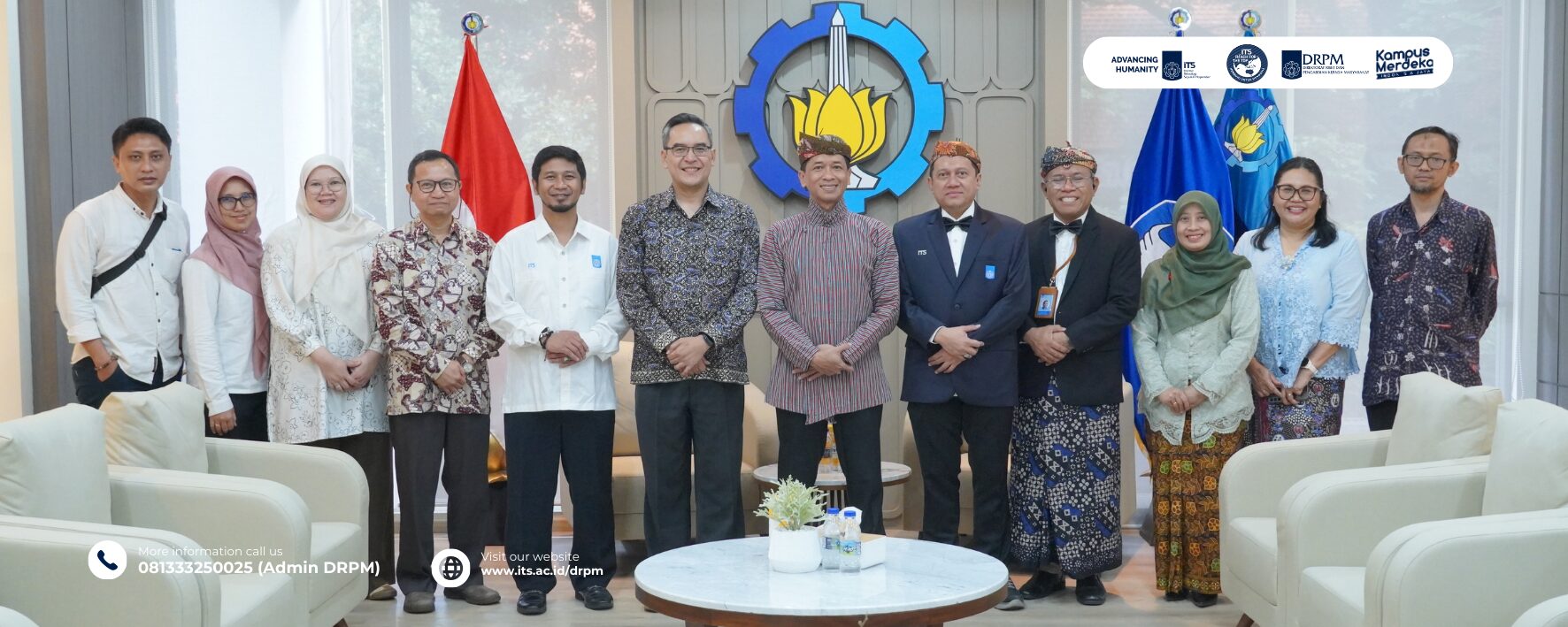 ITS Welcomes Kemendiktiristek Visit to Advance Innovation at REIDI
