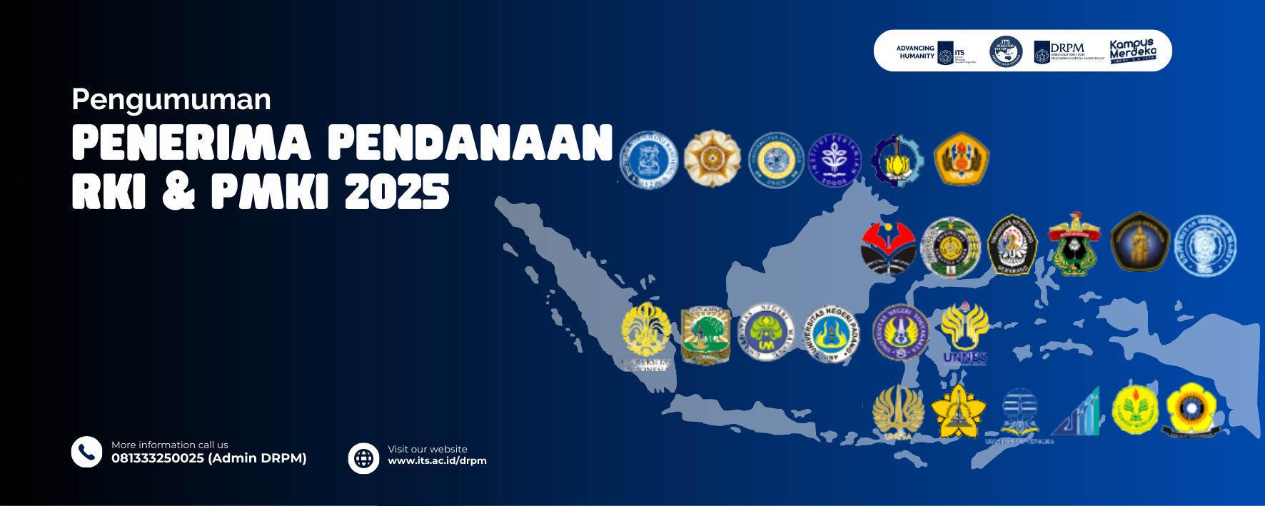 Pengumuman Penerima Pendanaan RKI & PMKI Tahun 2025