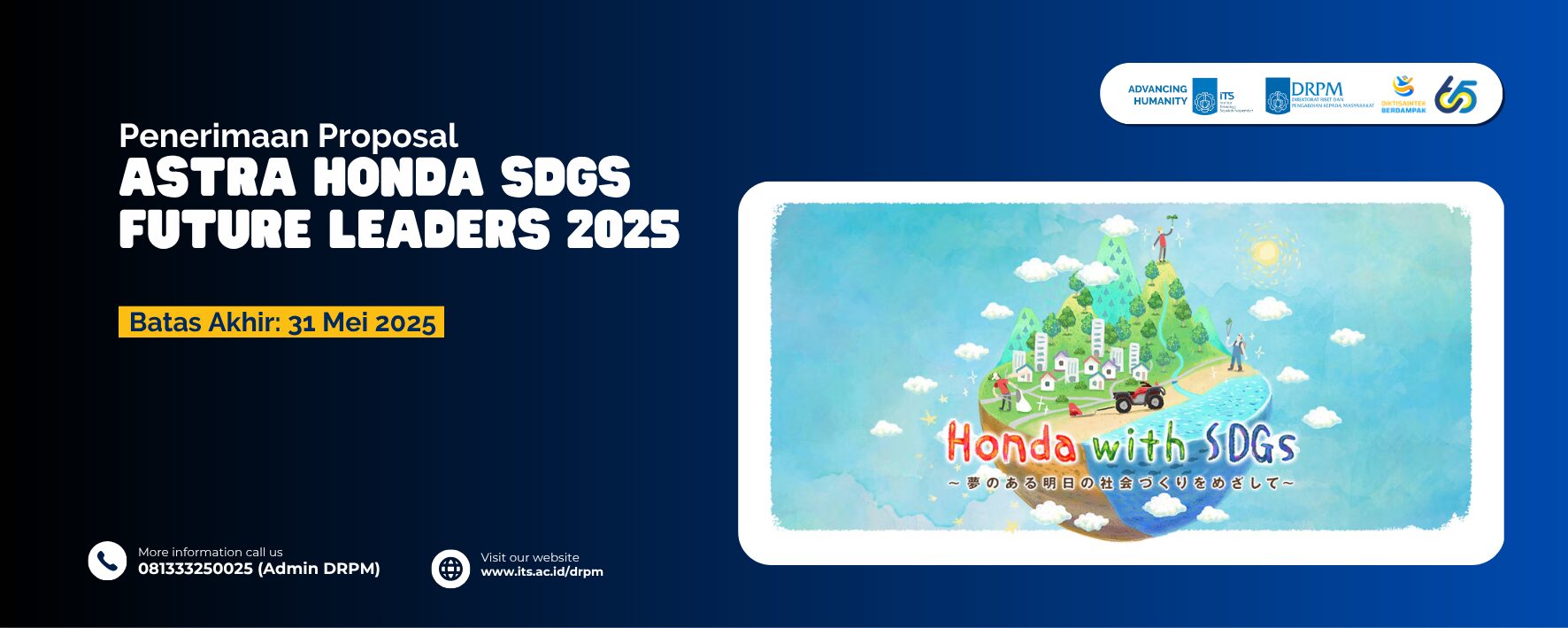 Astra Honda SDGs Future Leaders 2025 Open Call