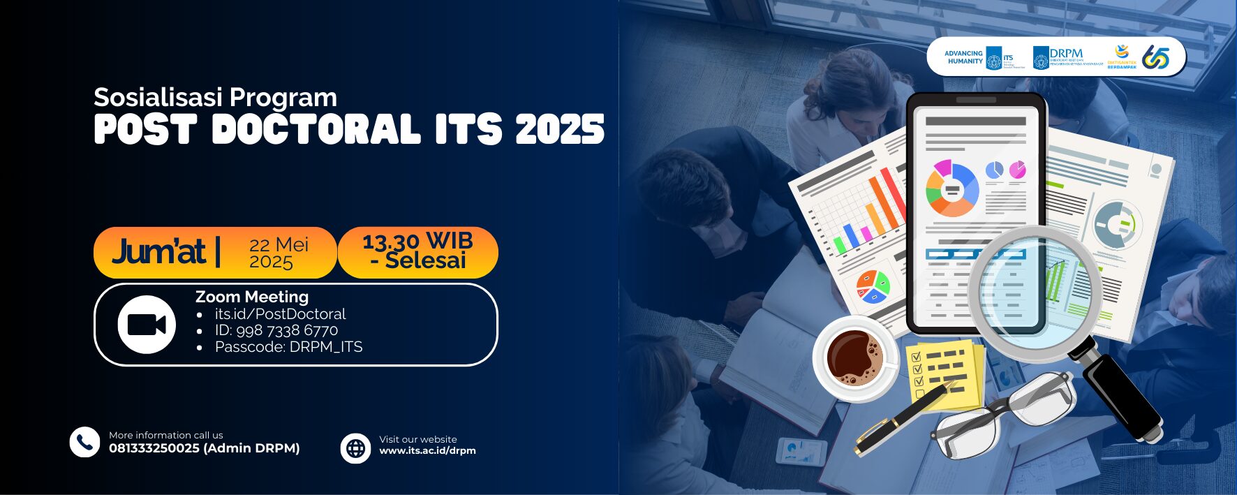 Post Doctoral 2025, Kami Mengundang Calon Grantee dalam Sosialisasi