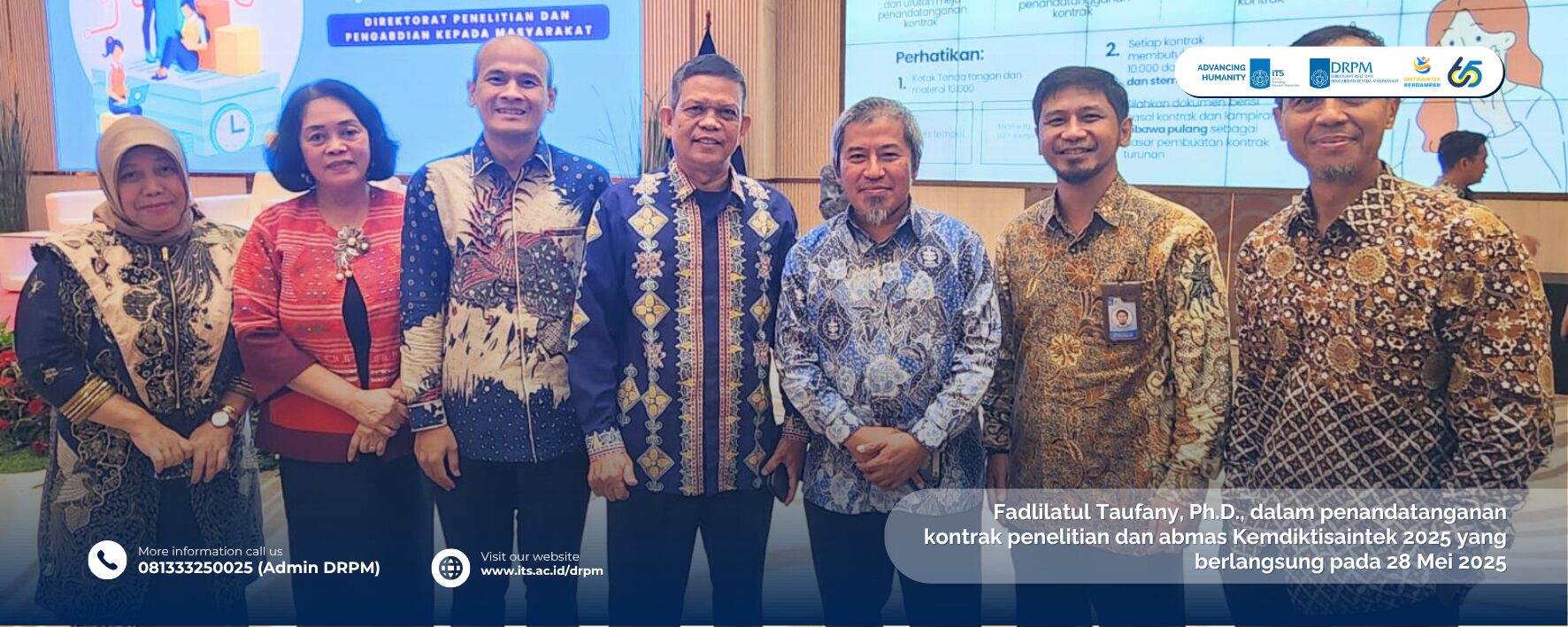 ITS Tempati Peringkat 3 Pendanaan Riset BIMA 2025