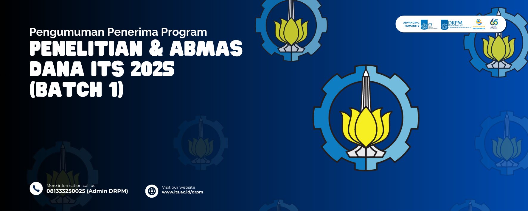 Pengumuman Penerima Pendanaan Program Penelitian dan Pengabdian kepada Masyarakat ITS Batch 1 ...