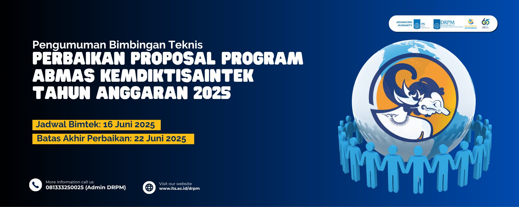 Pengumuman Pelaksanaan Bimbingan Teknis Perbaikan Proposal Program Pengabdian kepada Masyarakat ...