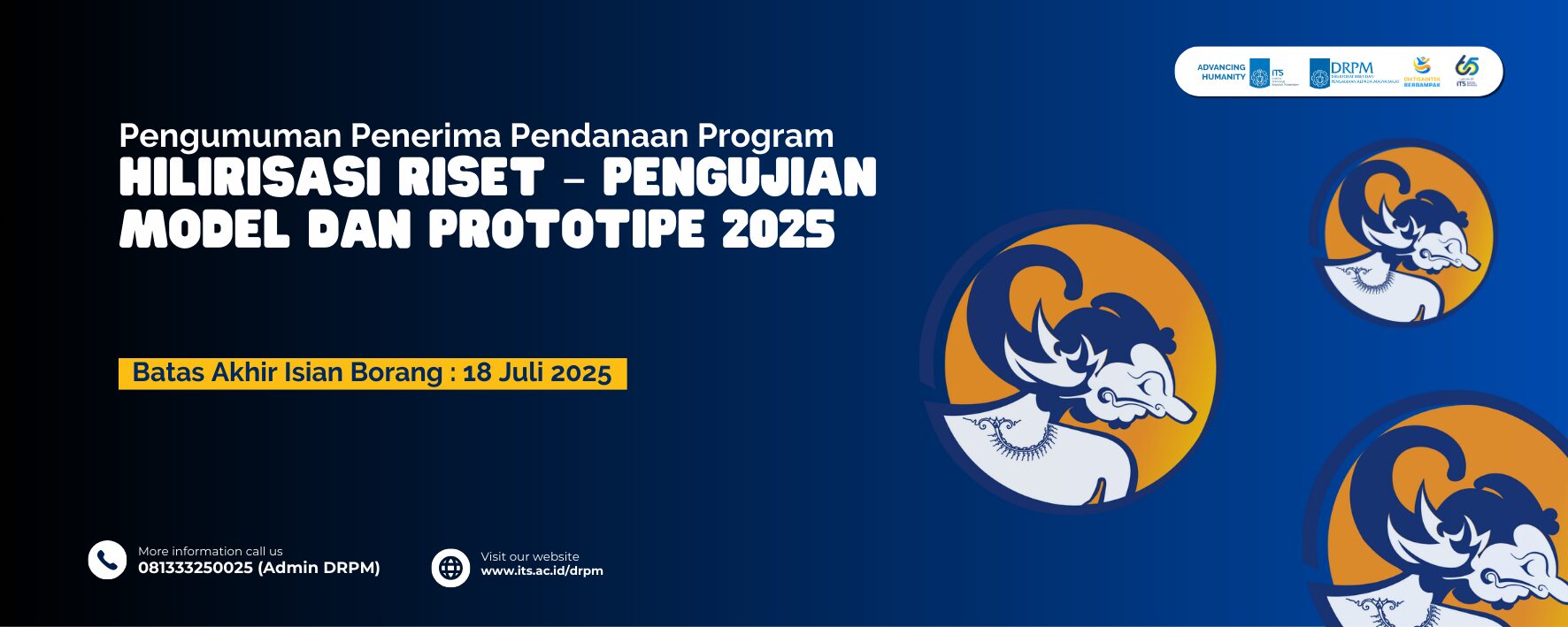 Penerima Pendanaan Program Hilirisasi Riset – Pengujian Model dan Prototipe 2025 - Direktorat ...