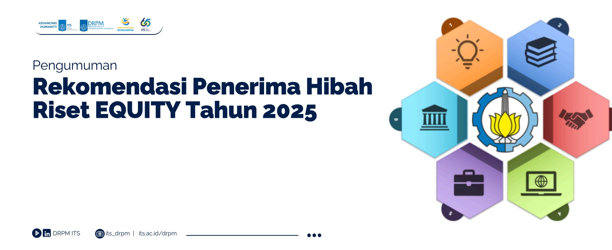 Rekomendasi Penerima Hibah Riset EQUITY WCU ITS 2025