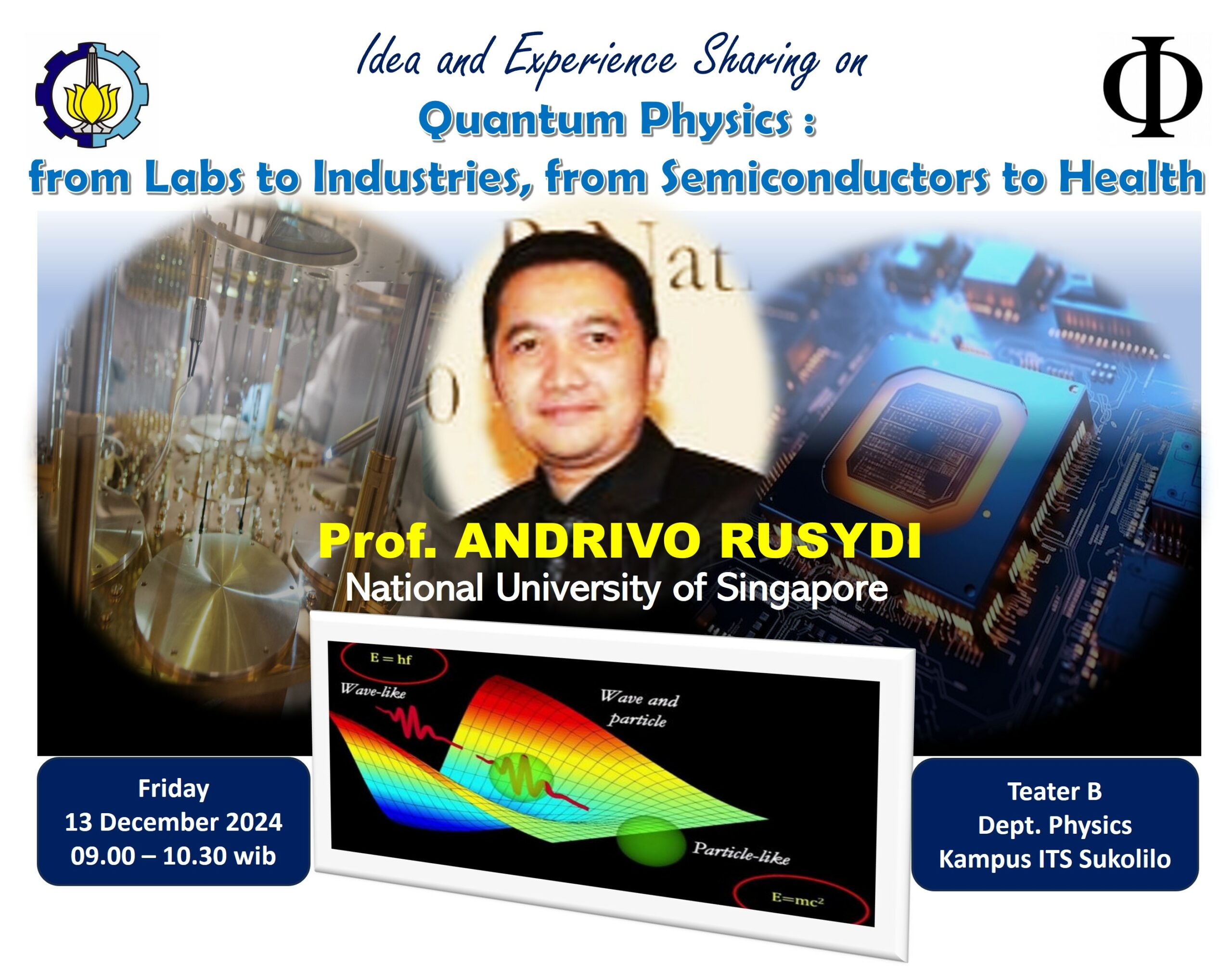 Kuliah Tamu, 13 Desember 2024 - Department of Physics