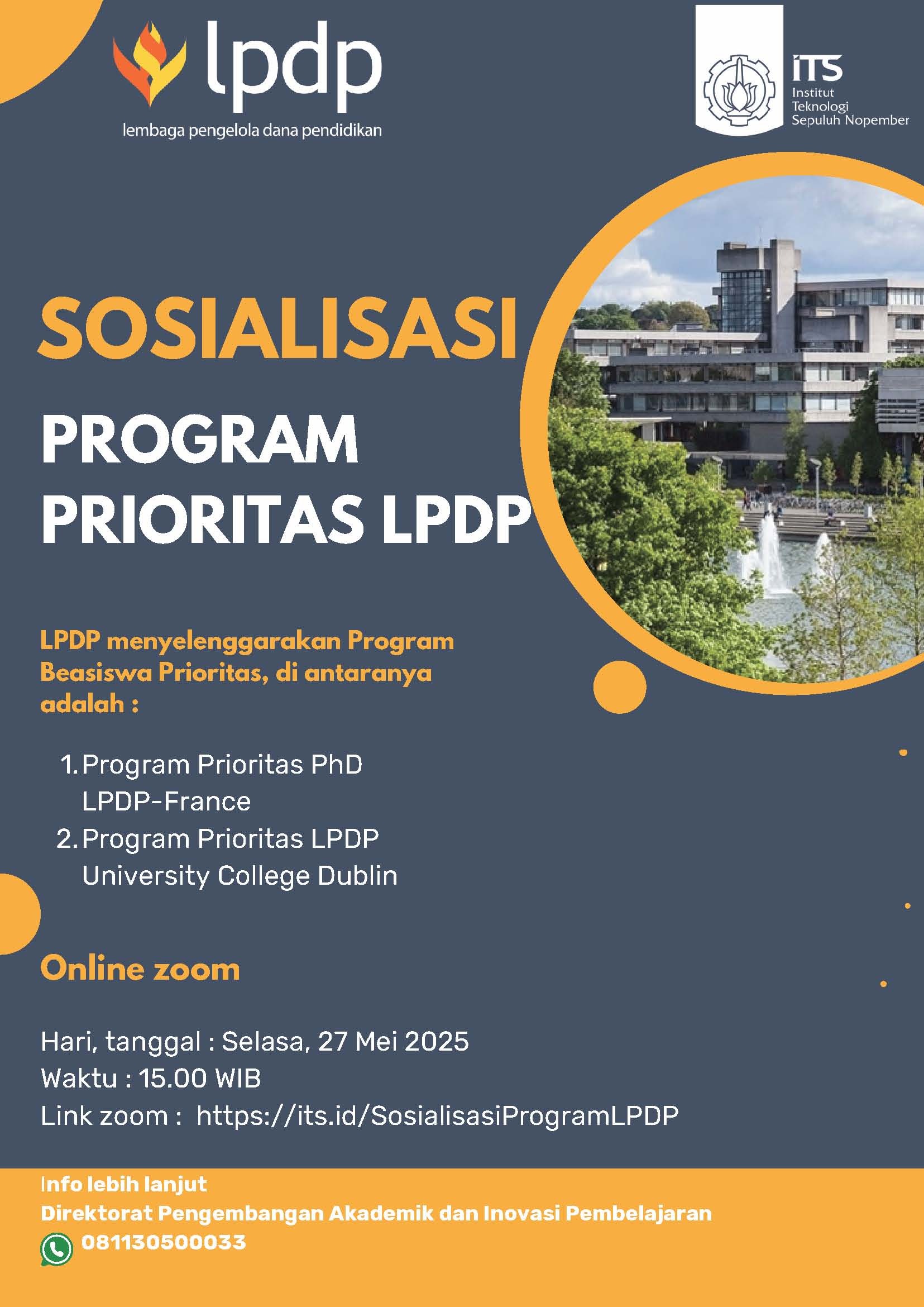 Sosialisasi Prioritas Program LPDP - Department of Physics