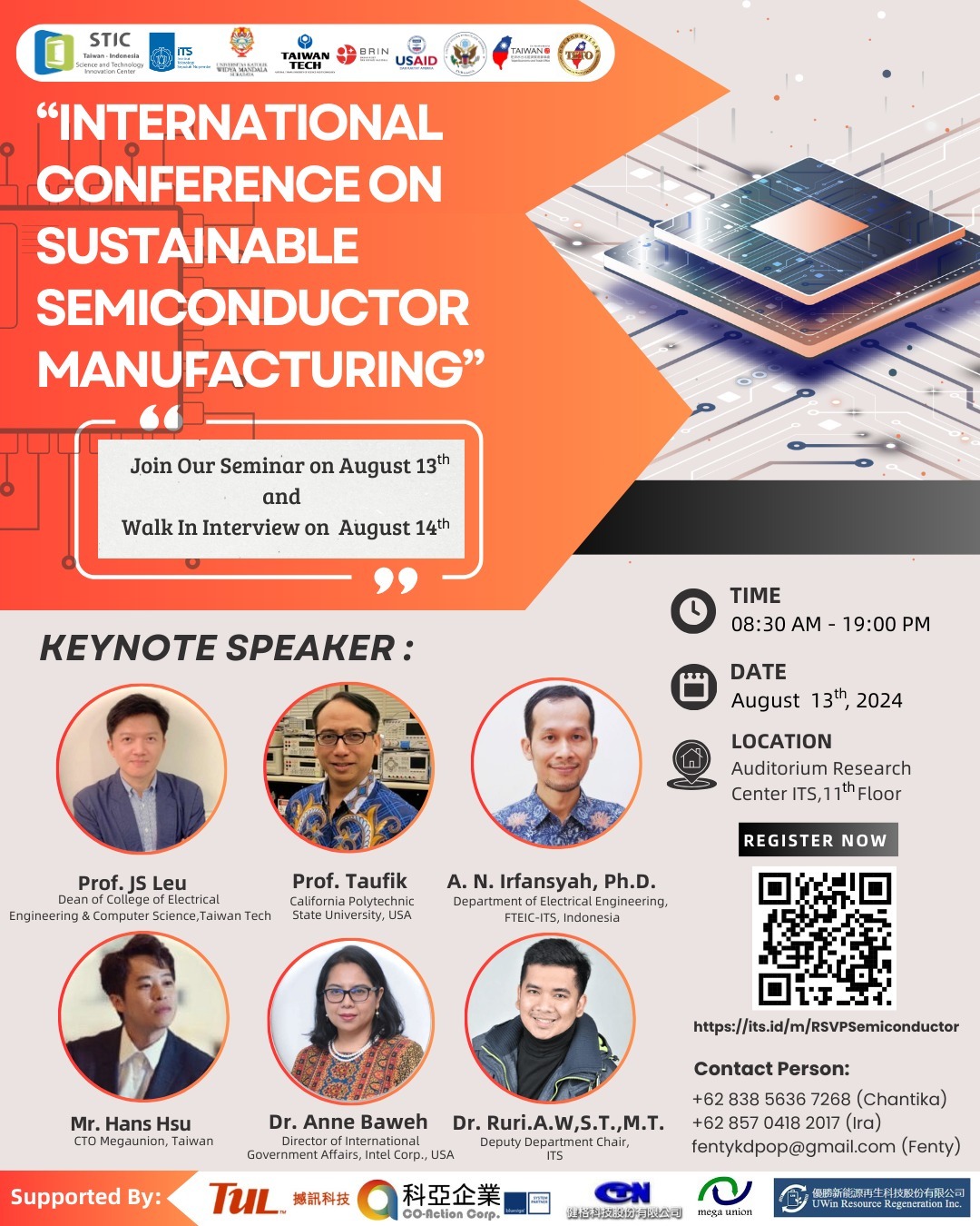 International Conference on Sustainable Semiconductor Manufacturing ...