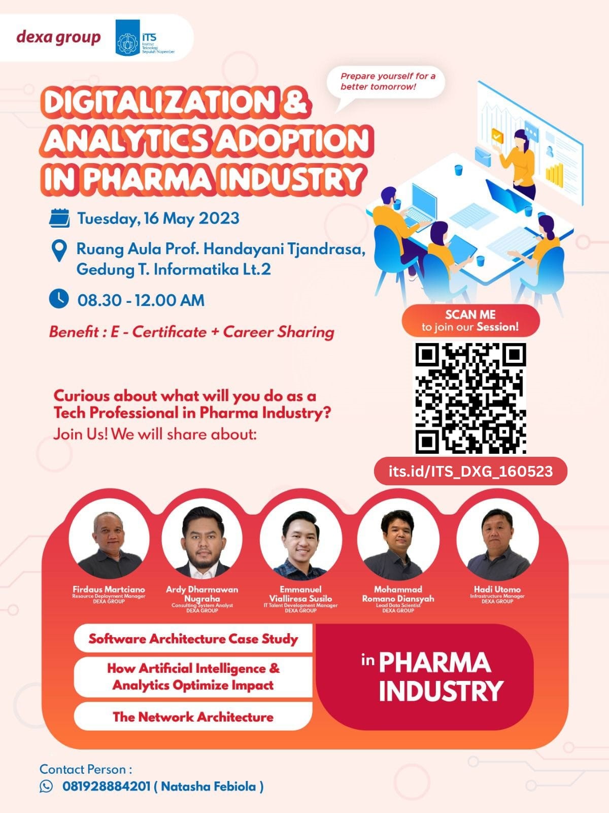 Kuliah Tamu: Digitalization & Analitics Adoption in Pharma Industry - Departemen Teknik Informatika