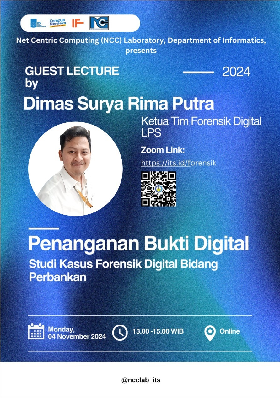 Guest Lecture Penanganan Bukti Digital Departemen Teknik Informatika