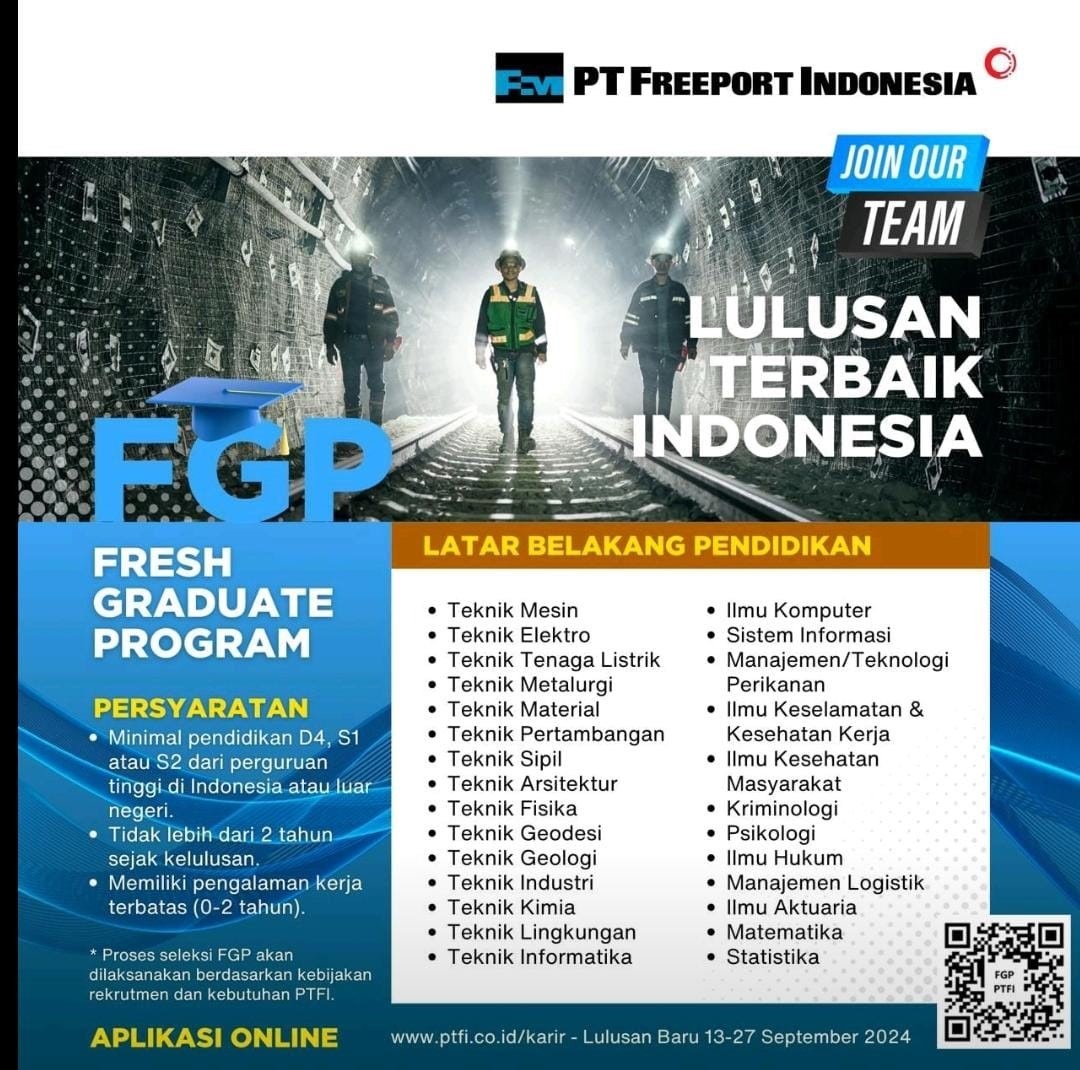 PT Freeport Indonesia - Departemen Teknik Instrumentasi