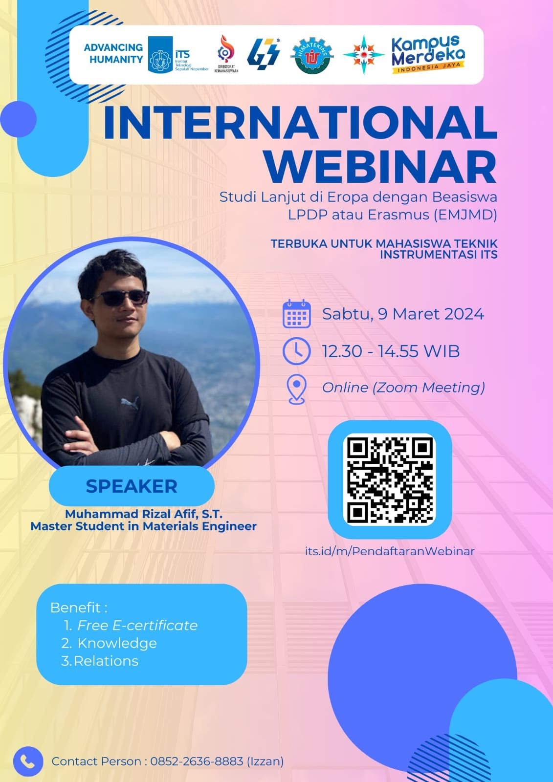 Internasional Webinar: Studi Lanjut di Eropa dengan Beasiswa LPDP atau Erasmus (EMJDP ...