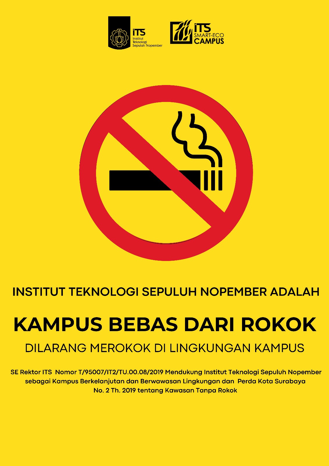 Kampus bebas rokok - Departemen Teknik Instrumentasi