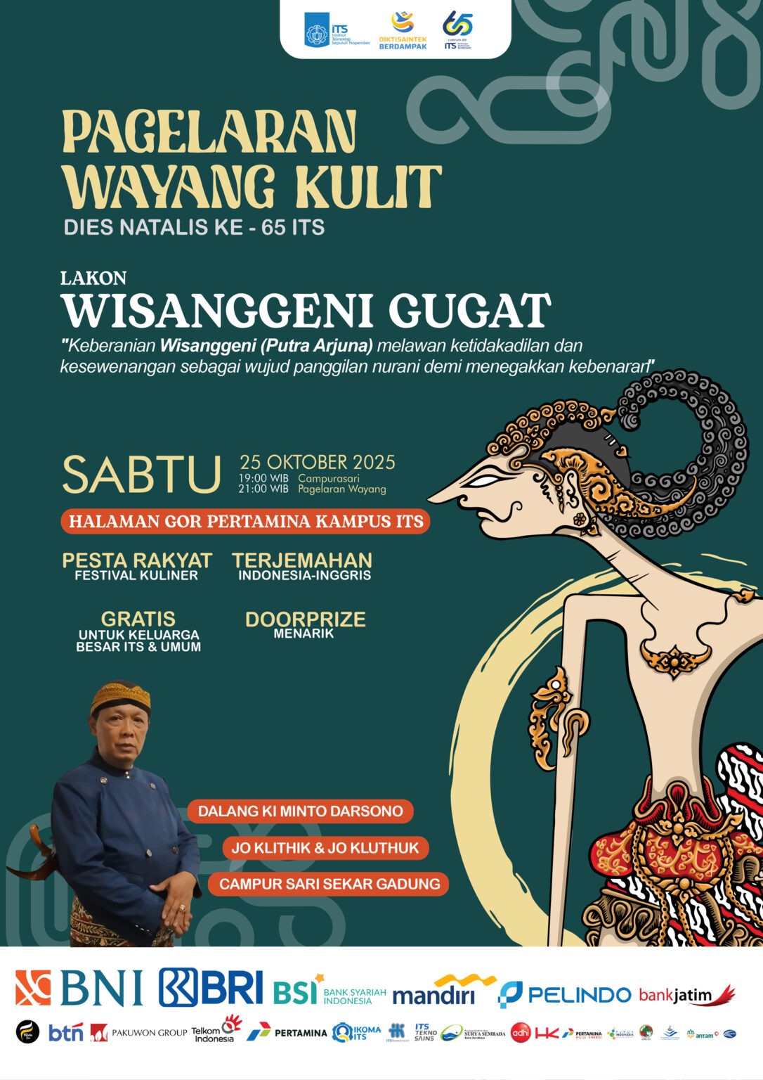 Pagelaran Wayang Kulit Dalam Rangka Dies 65 ITS - Departemen Desain ...
