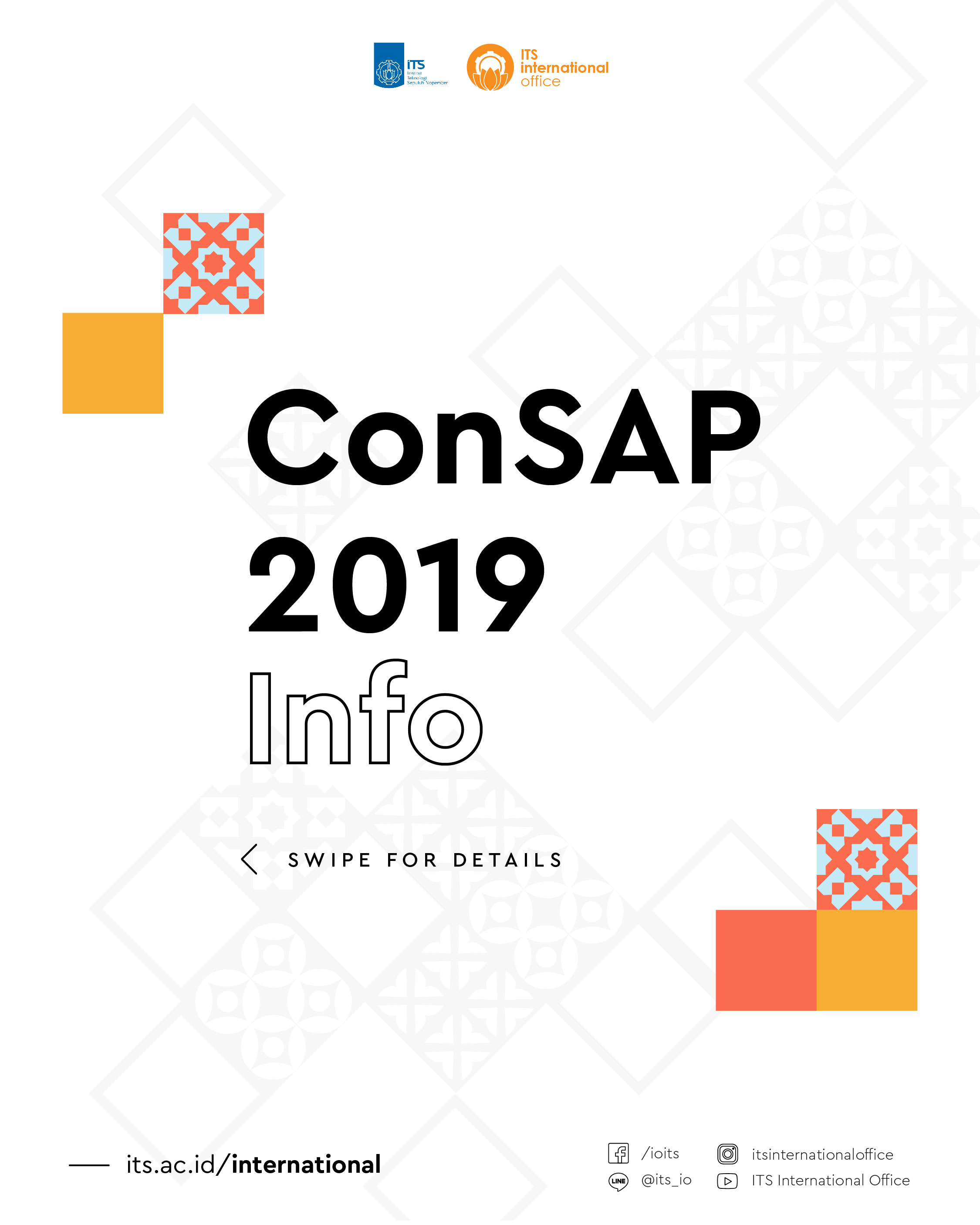 ConSAP 2019 - ITS Global Engagement