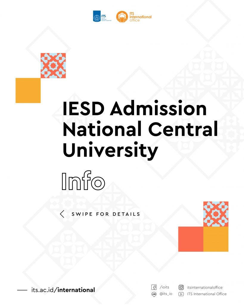 IESD Admission National Central University - ITS Global Engagement