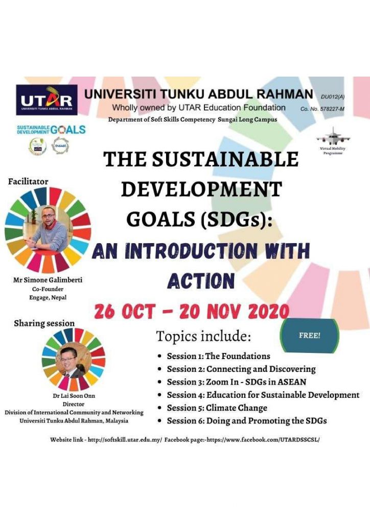 (Urgent) Online Short Course: The Sustainable of Development Goals ...