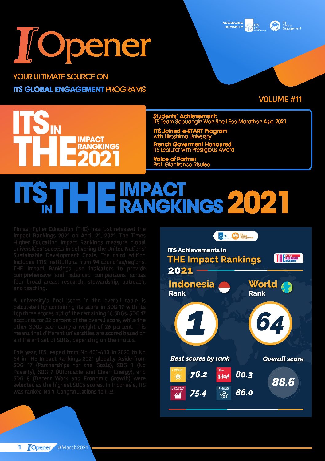 IOPENER - APRIL 2021 - ITS Global Engagement